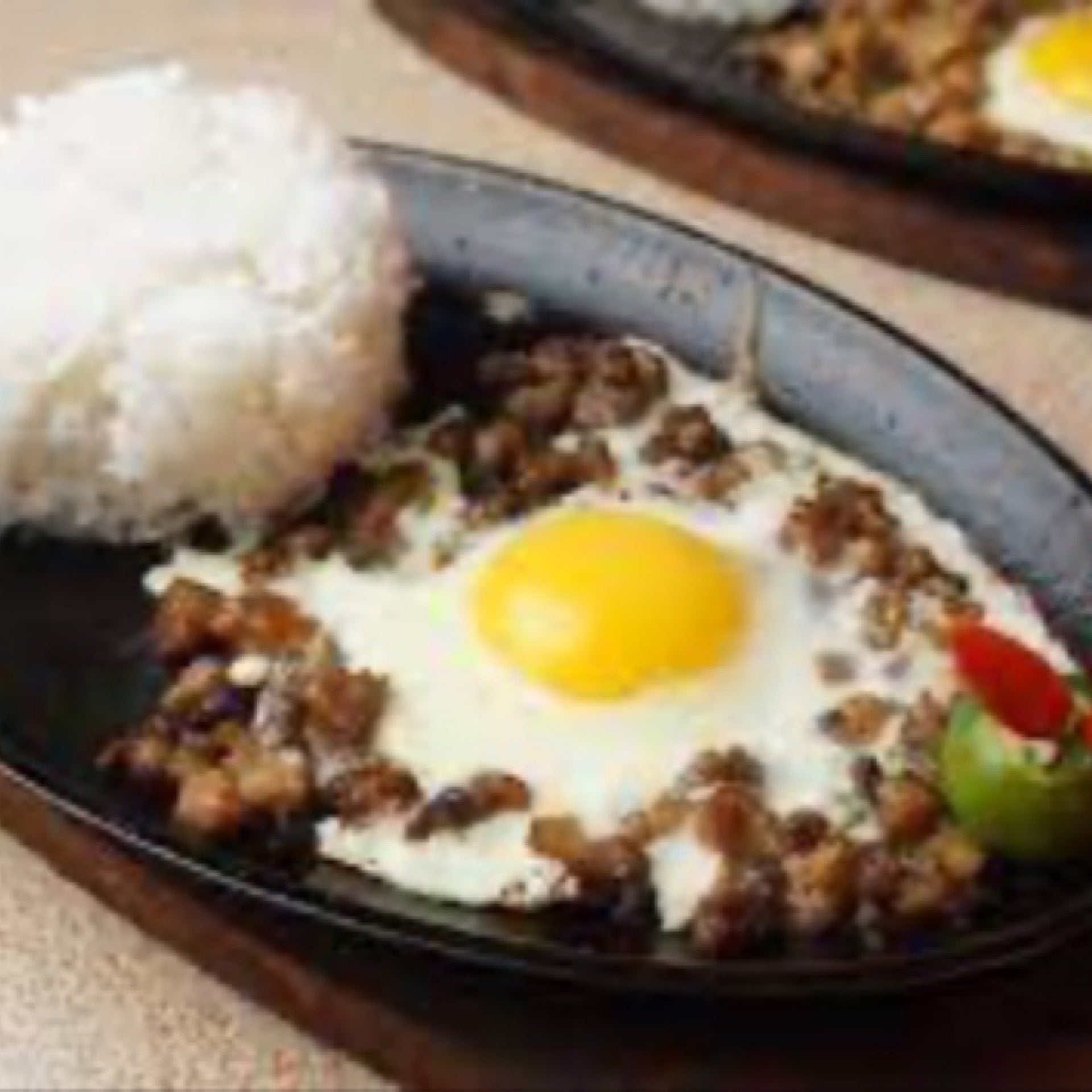 Sisig with rice combo | Kain Tayo Perth